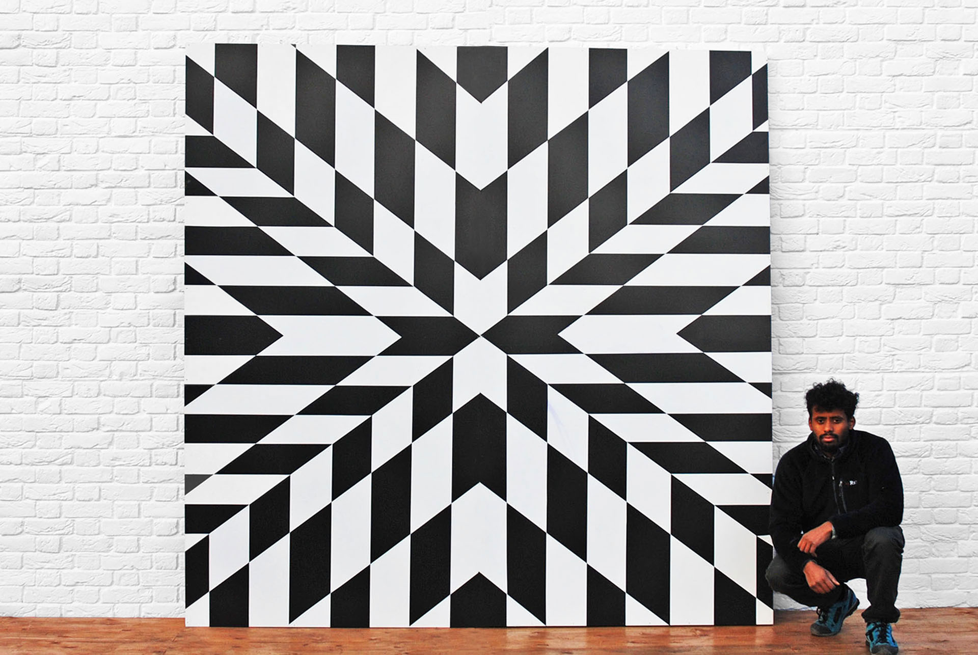 SIX080 – Op Art Poster 1 | Visual Impact Hire